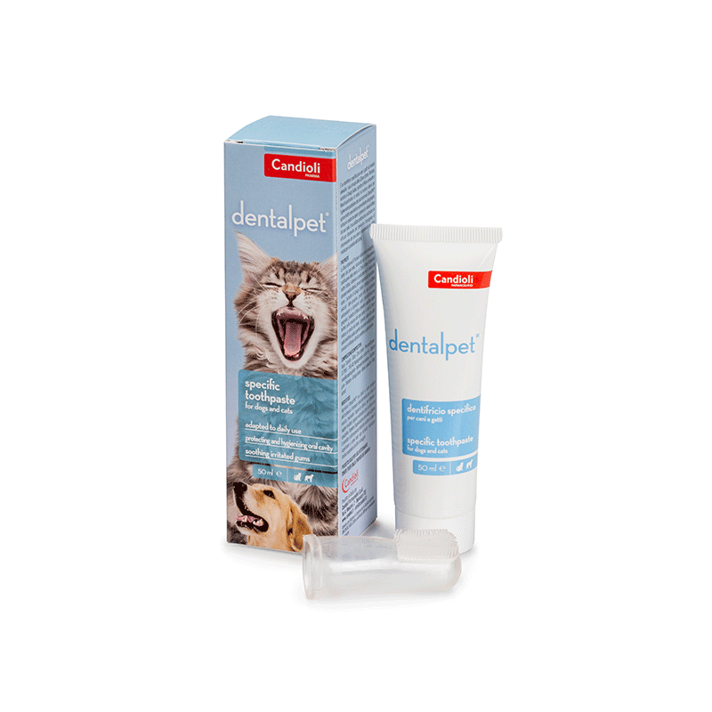 Candioli Dentalpet dantų pasta šunims ir katėms 50 ml - pethappy.lt